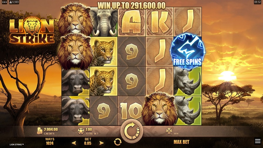 Lion Strike Tragaperras | Juega en PartyCasino